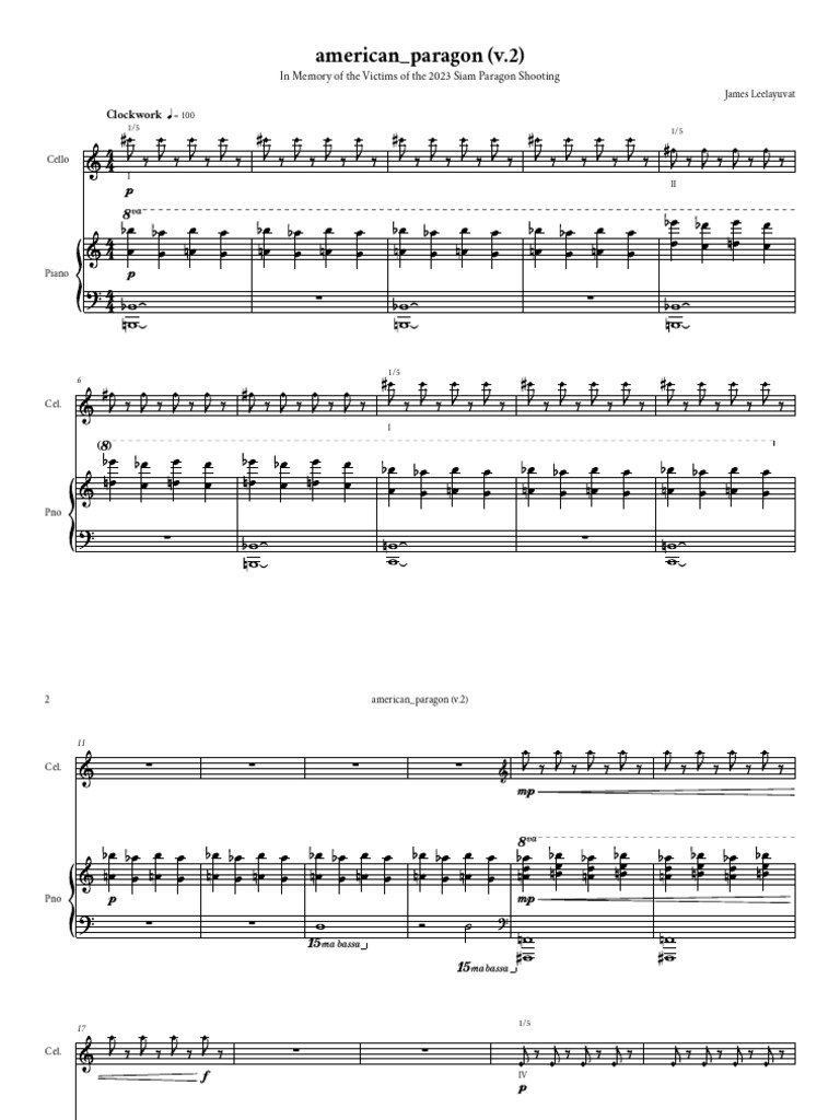 Full Score | PDF | String Instruments | Musical Instruments
