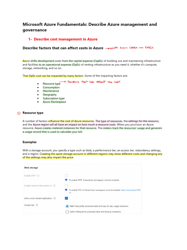 Azure Cost Management Guide | PDF | Microsoft Azure | Cloud Computing