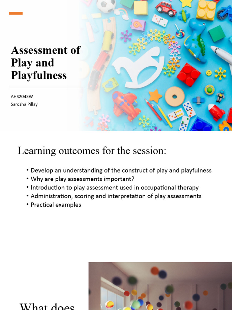 Assessment of Play and Playfullness 2nd Years | PDF | Preschool | Motivational