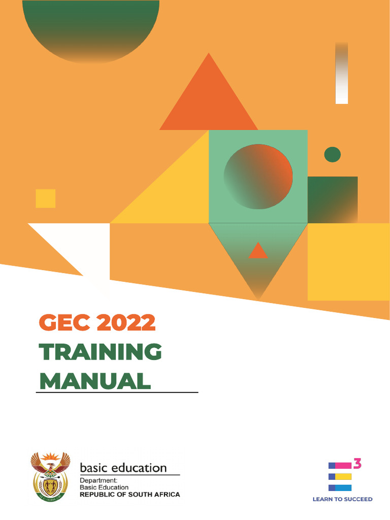 GEC Training Manual 2022 V2 | PDF | Educational Assessment | Learning