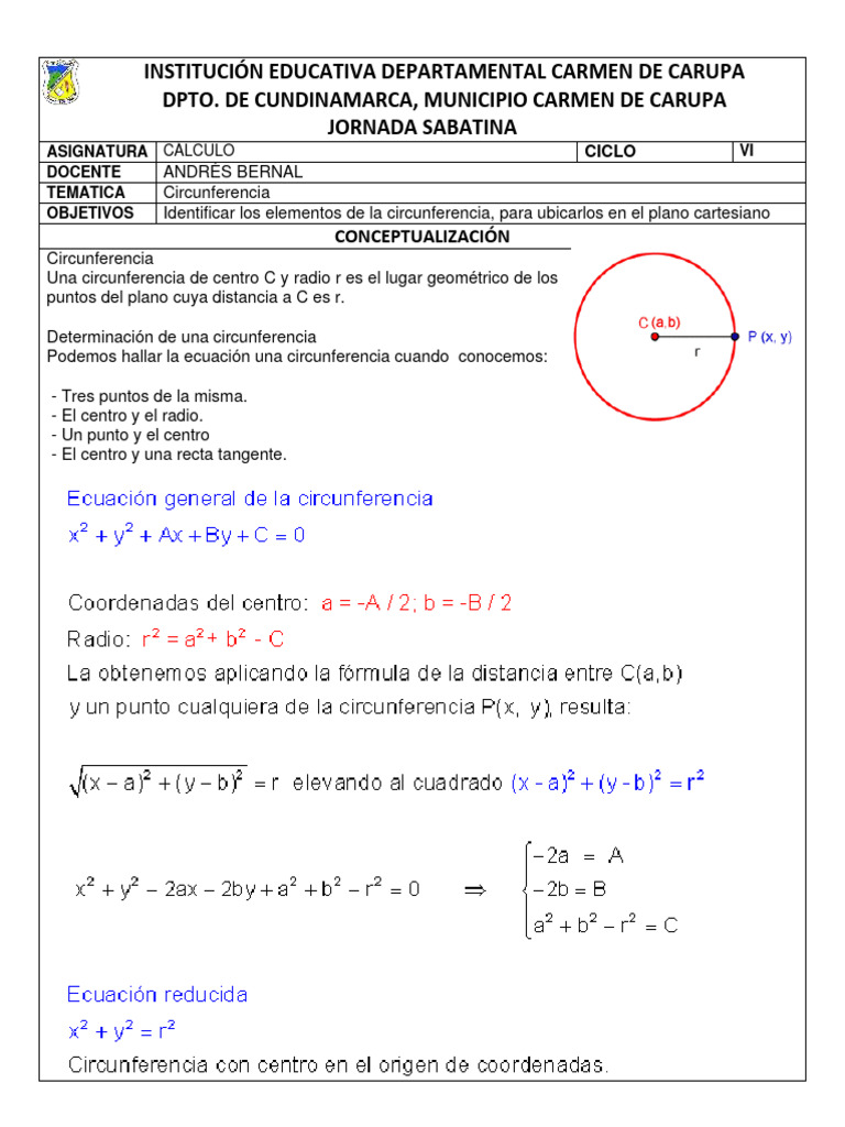 Guia 11 Cálculo 2P | PDF