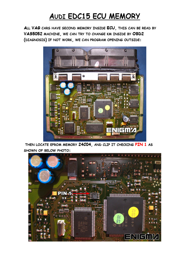 Audi Edc15 Ecu Memory | PDF | Computers