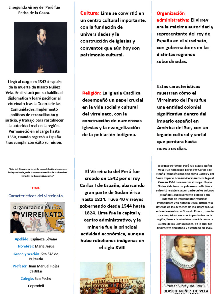 Tritico MJ | PDF | Nueva españa | Perú