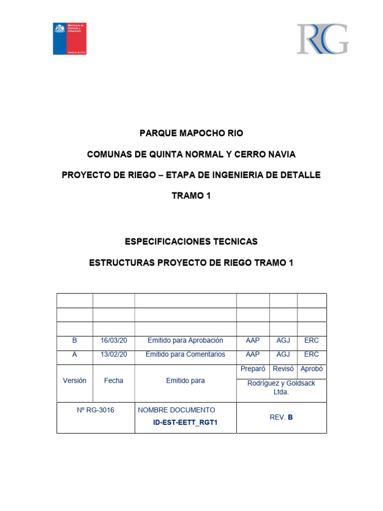 Id Est Eett Rgt1 Rev.b | PDF | Hormigón | Cemento