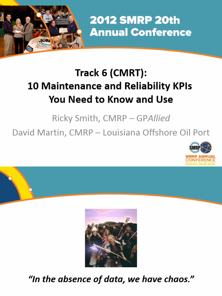 Maintenance KPIs for Reliability Experts | PDF | Performance Indicator ...