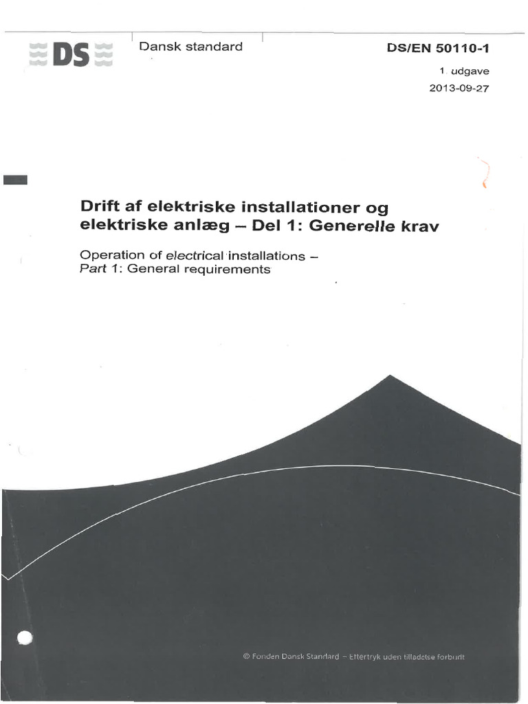DS - en 50110 - 1 | PDF