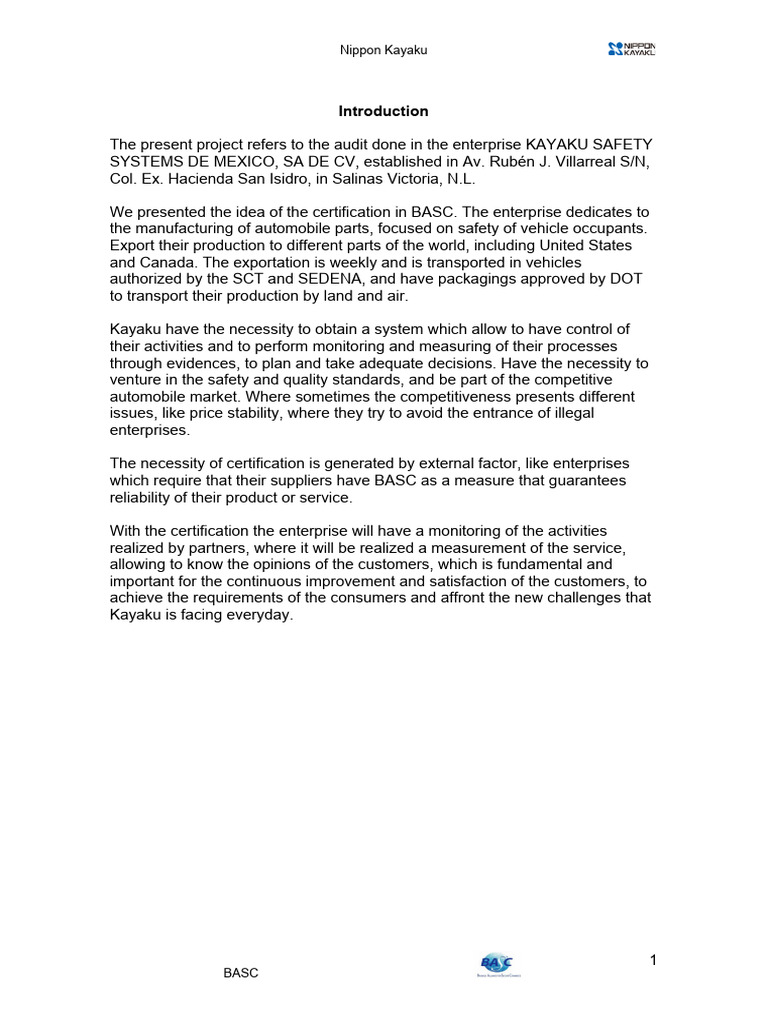 Nippon Kayaku, Overview of The Company | PDF | Risk Management | Risk