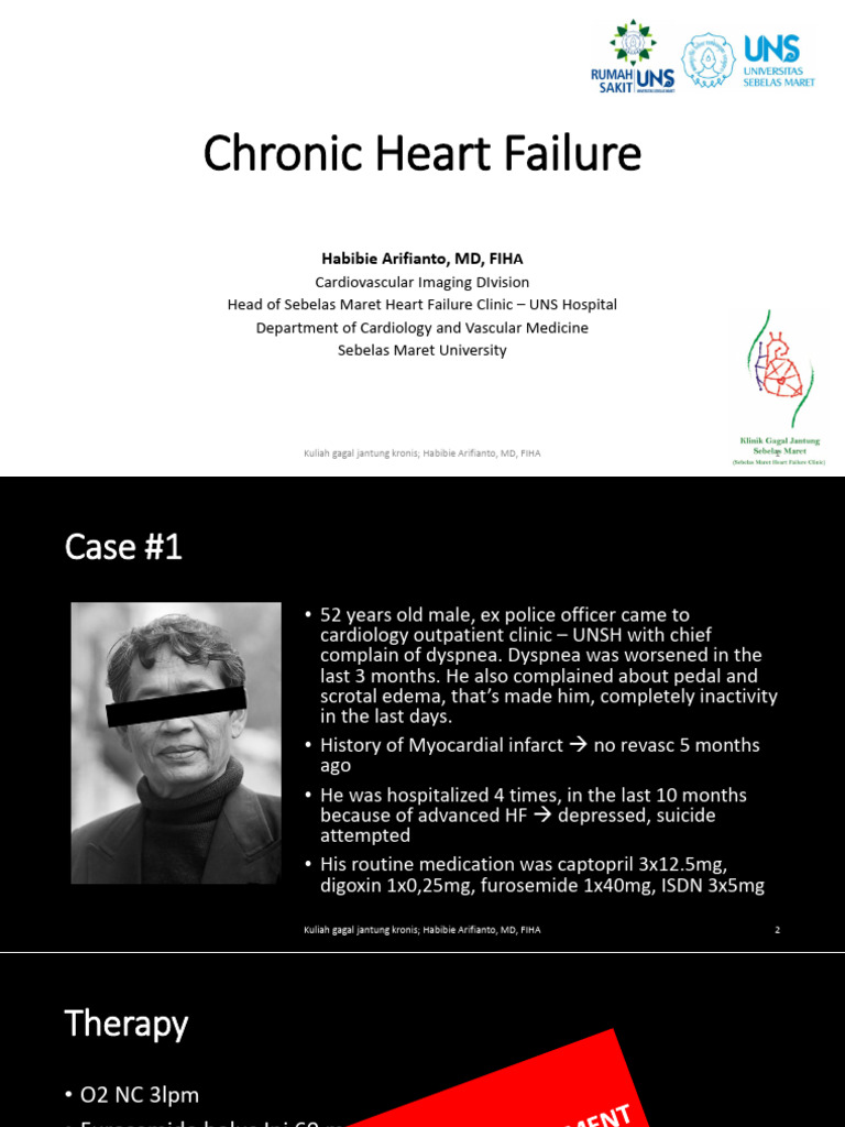 Kuliah Chronic Heart Failure FK | PDF | Heart Failure | Cardiac Arrest