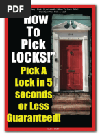 Lockpicking - Simplified PDF | PDF | Lock (Security Device) | Security Engineering