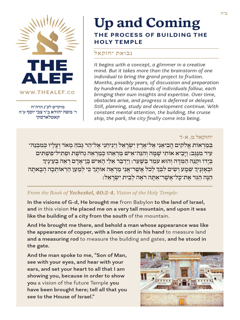 Mashiach | PDF | Temple In Jerusalem | Ezekiel