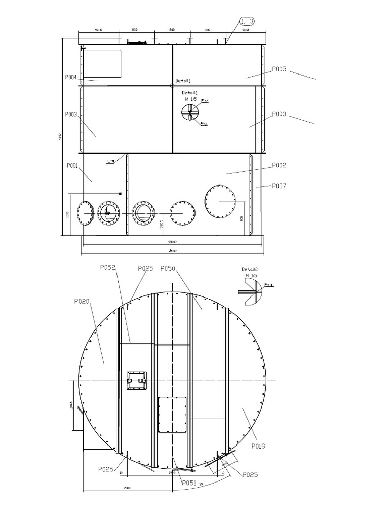 Dimensiones de Tanque | PDF