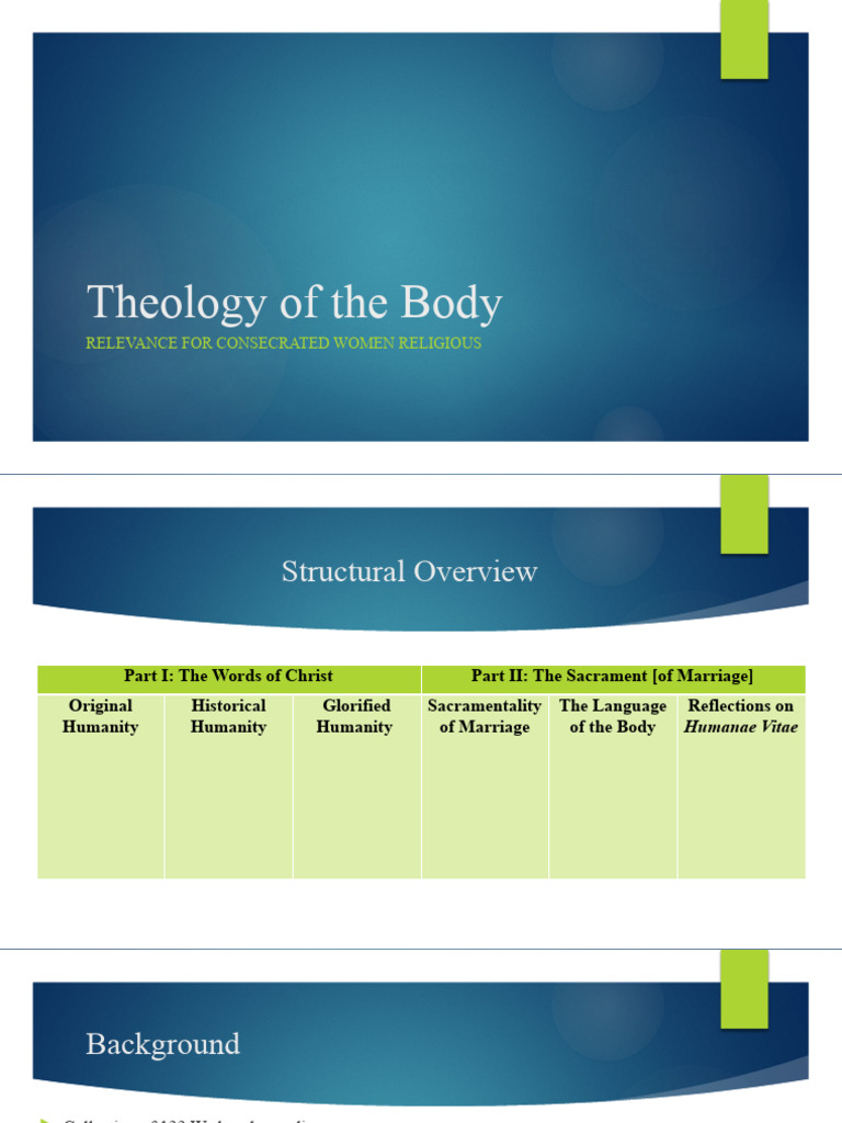 Theology of The Body | PDF | Luteinizing Hormone