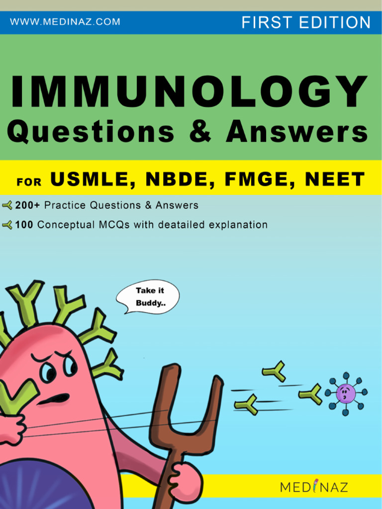 Immunology Questions & Answers for USMLE, NBDE, FMGE, NEET | PDF ...