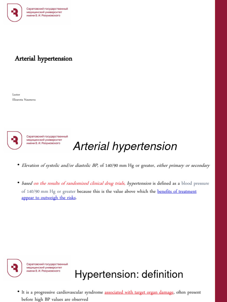 Arterial_Hypertension | PDF | Hypertension | Blood Pressure