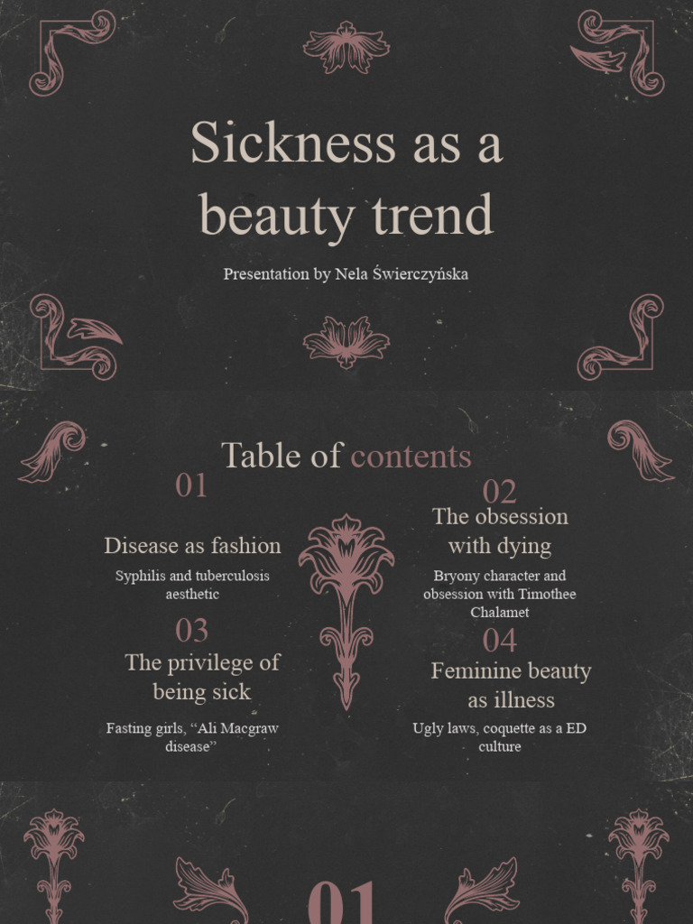Beauty Sickness: Obsession and Illness | PDF | Tuberculosis | Epidemiology