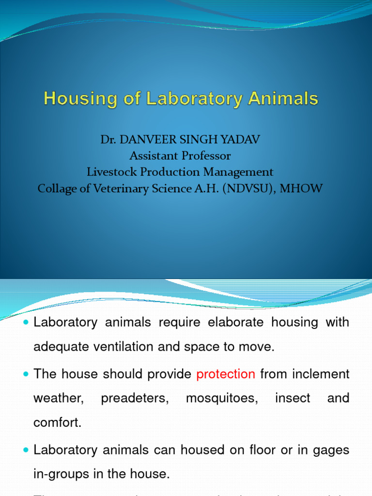 Laboratory Animal Housing Guide | PDF | Science & Mathematics