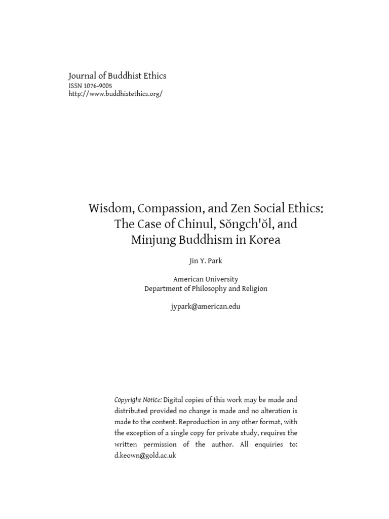 Wisdom__Compassion__and_Zen_Social__Ethics | Download Free PDF | Zen ...