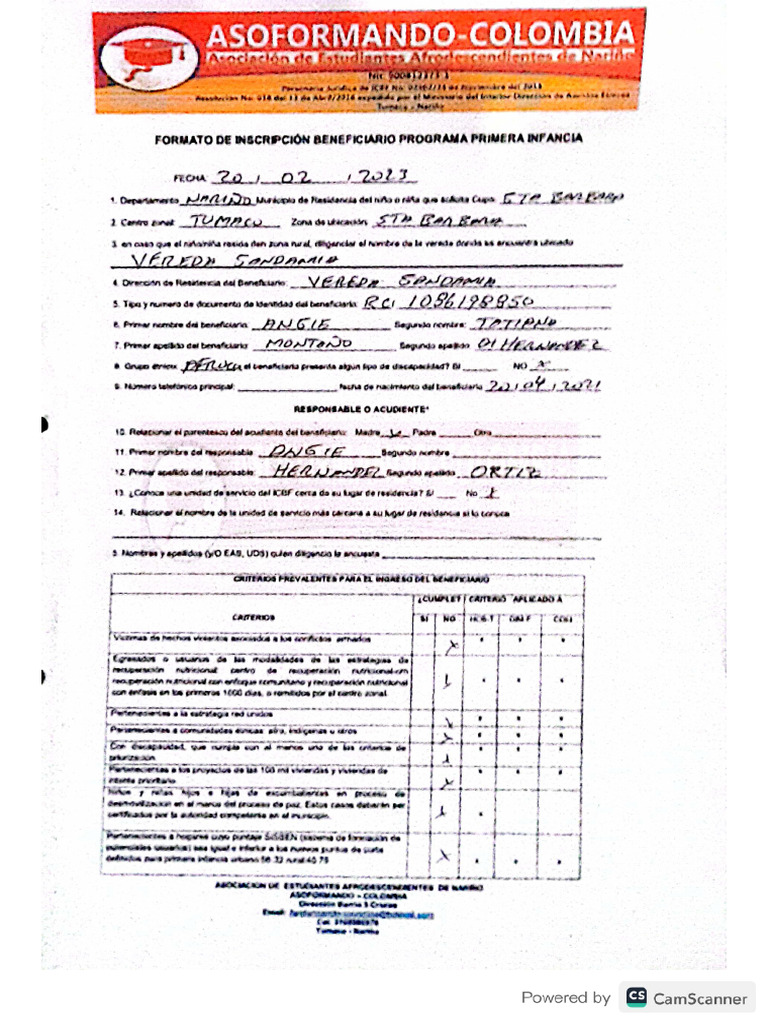 Angie Tatiana - RC1.086198.850 | PDF