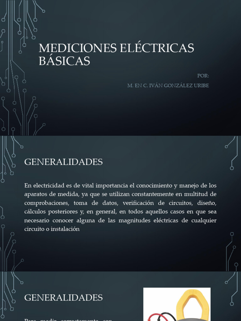 Mediciones Electricas | PDF | voltaje | Corriente eléctrica