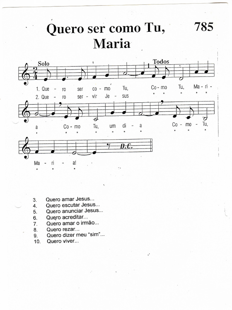 Quero Ser Como Tu, Maria | PDF