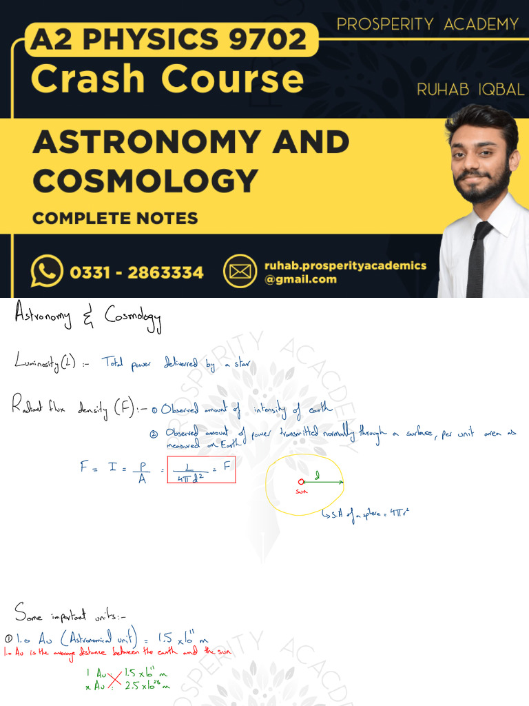 Astronomy & Cosmology | PDF