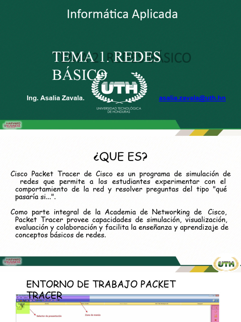 Tema-1 Redes Básico Cisco Packet Tracer Infor Aplicada | Descargar gratis PDF | Dirección IP ...