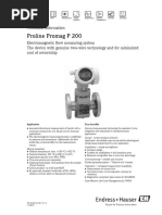 E+H CM42-Datasheet | PDF | Sensor | Calibration