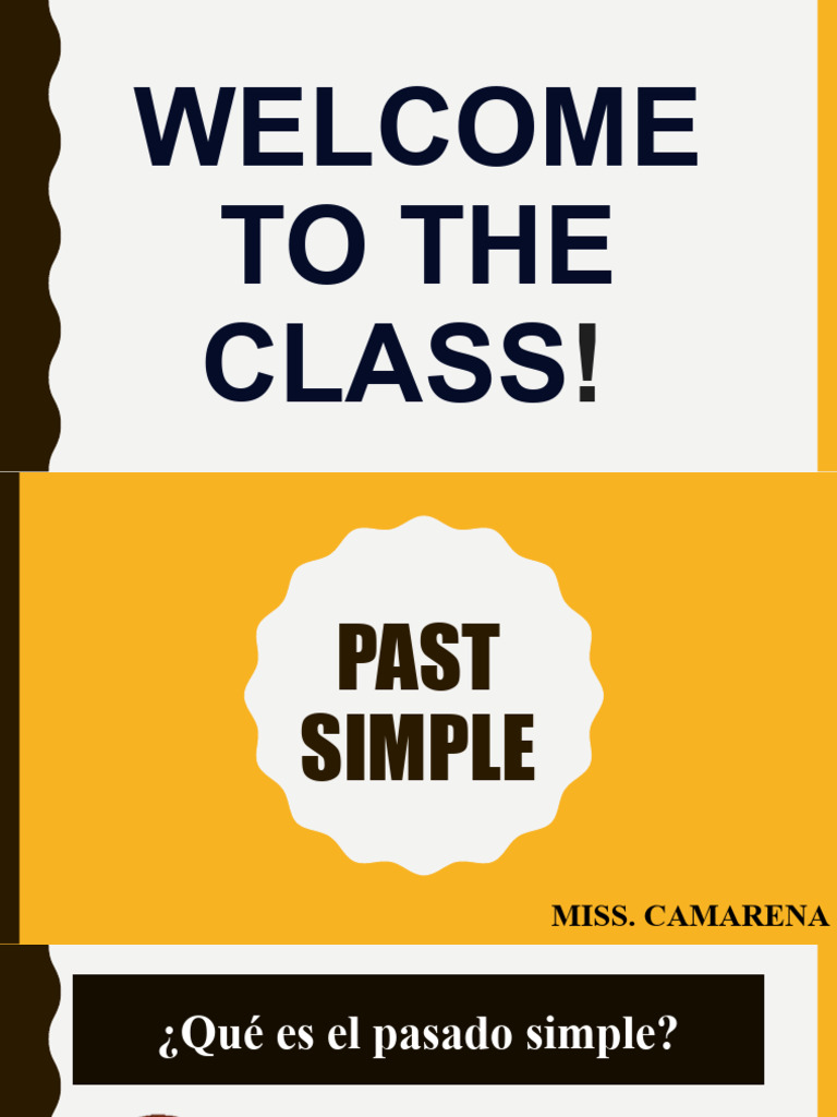 CLASE 5 - Past Simple and Continuous Prepositions of Time and Place In ...