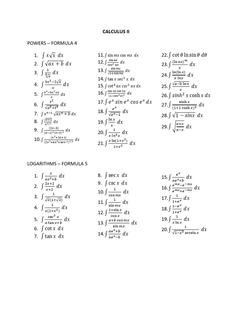 Power and Logarithm | PDF