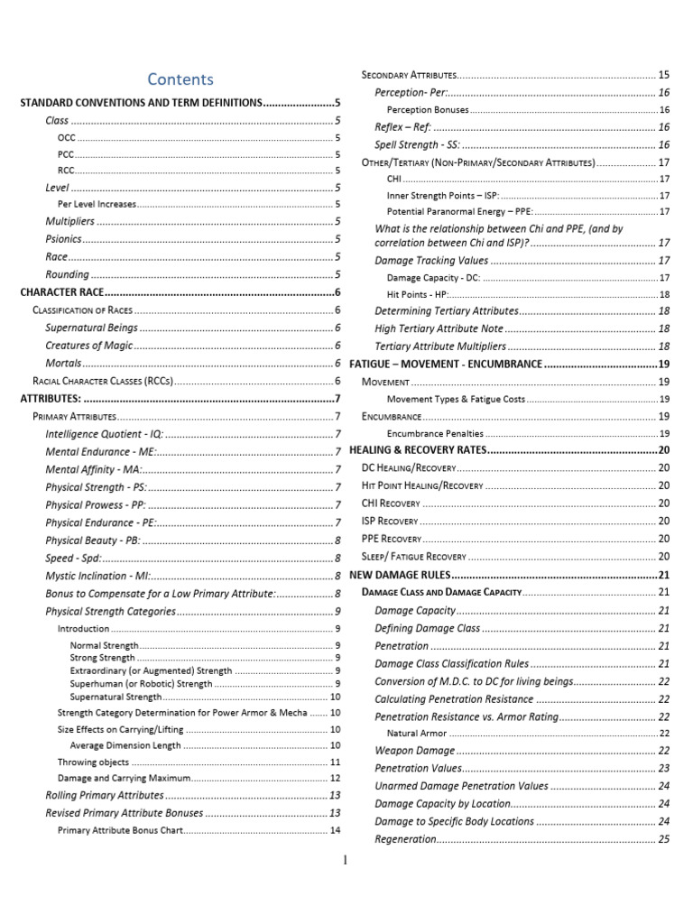 1 Core Rule Revisions Megaversal V4 Pdf