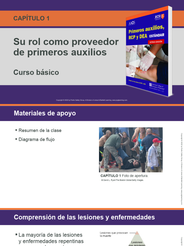 SFA8e Core PPT CH01 | PDF | Primeros auxilios | Medicina CLINICA