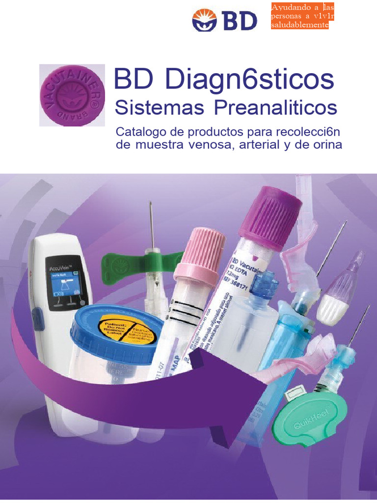 Catalogo Vacuntainer | PDF | Coagulación | Especialidades Medicas