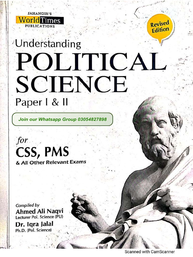 Book JWT Pol Science by Sir Ali Naqvi | PDF