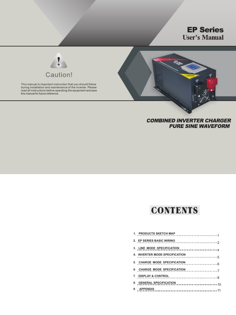 Sine Wave Inverter | PDF | Power Inverter | Alternating Current