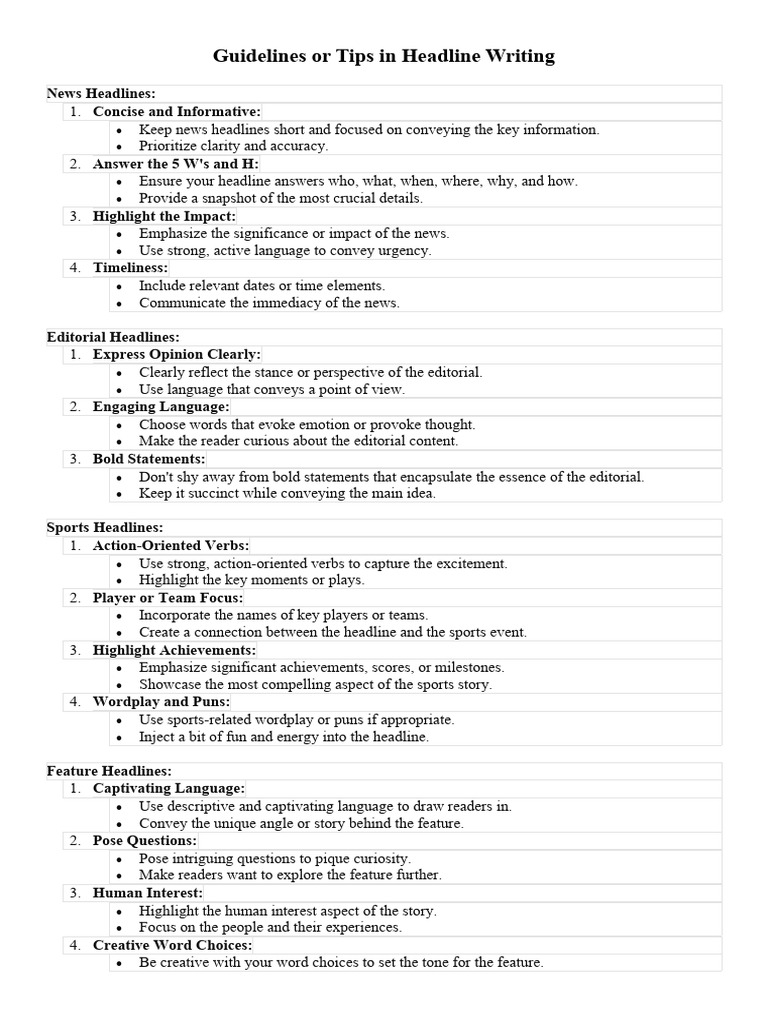 School Paper Writing Guidelines | PDF | Narrative | Experience