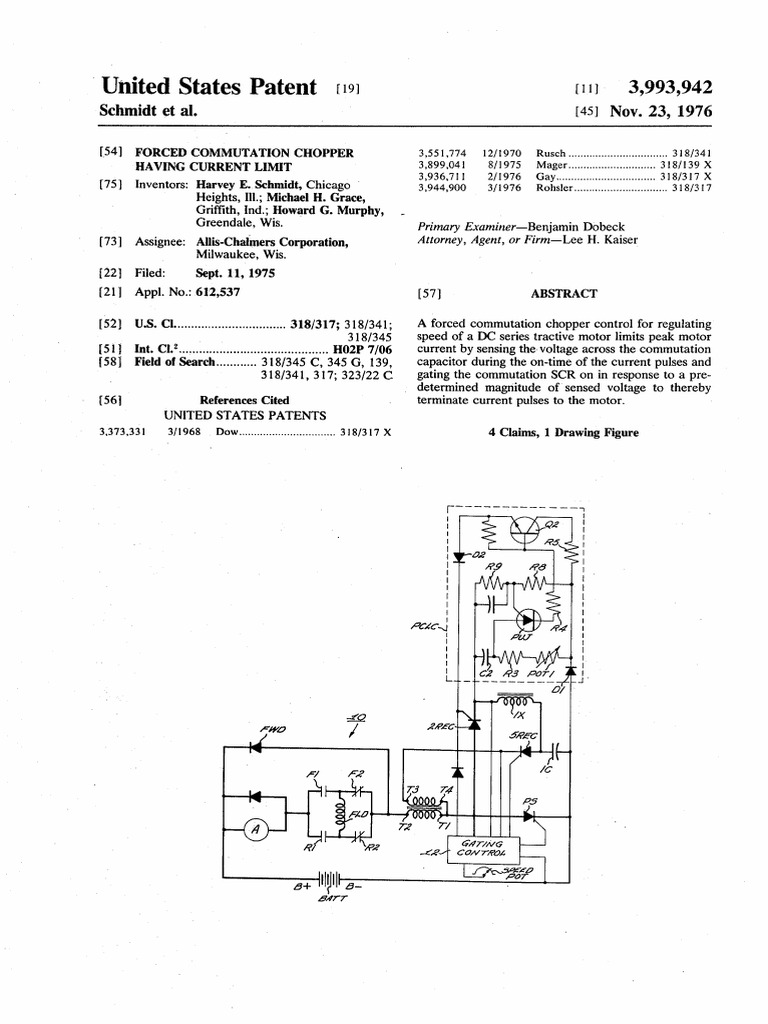 Us 3993942 | PDF | Capacitor | Rectifier