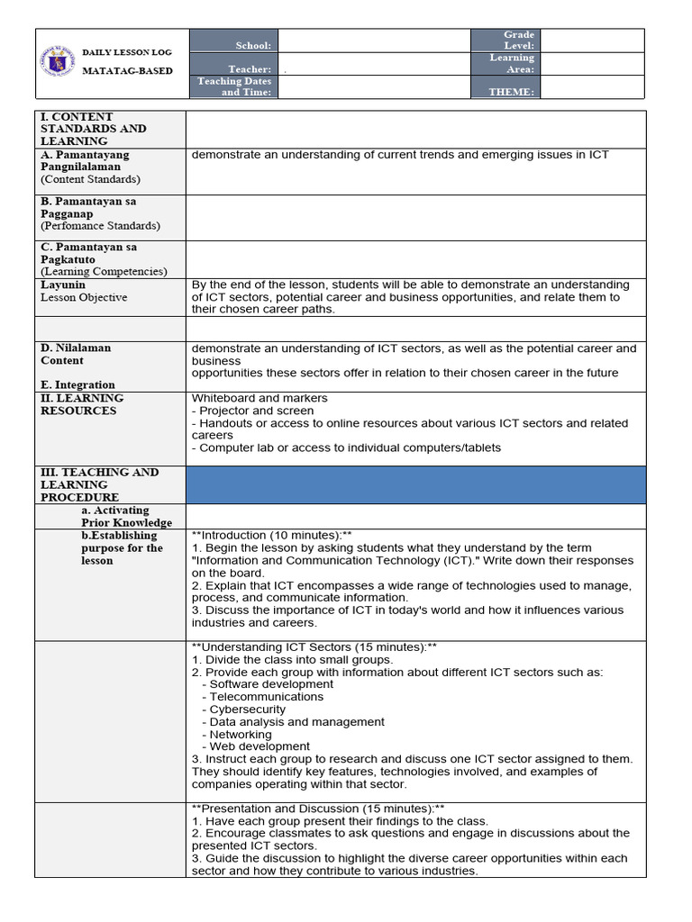Q1 DLL | PDF | Educational Technology | Cognition