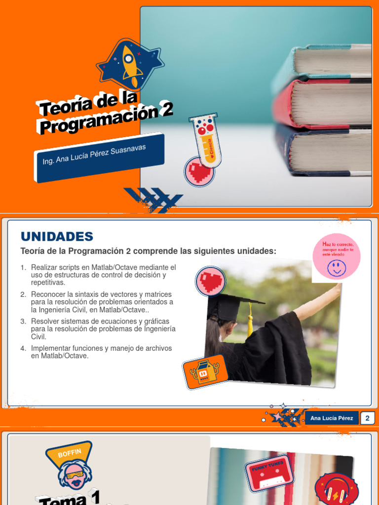 Teoría de la Programación 2 - Tema 1 | PDF | Entorno de desarrollo integrado | Matlab