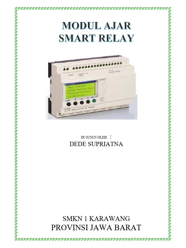 Modul - Praktikum - Programmable - Logic - Control Smart Relay Dede | PDF | Komputer