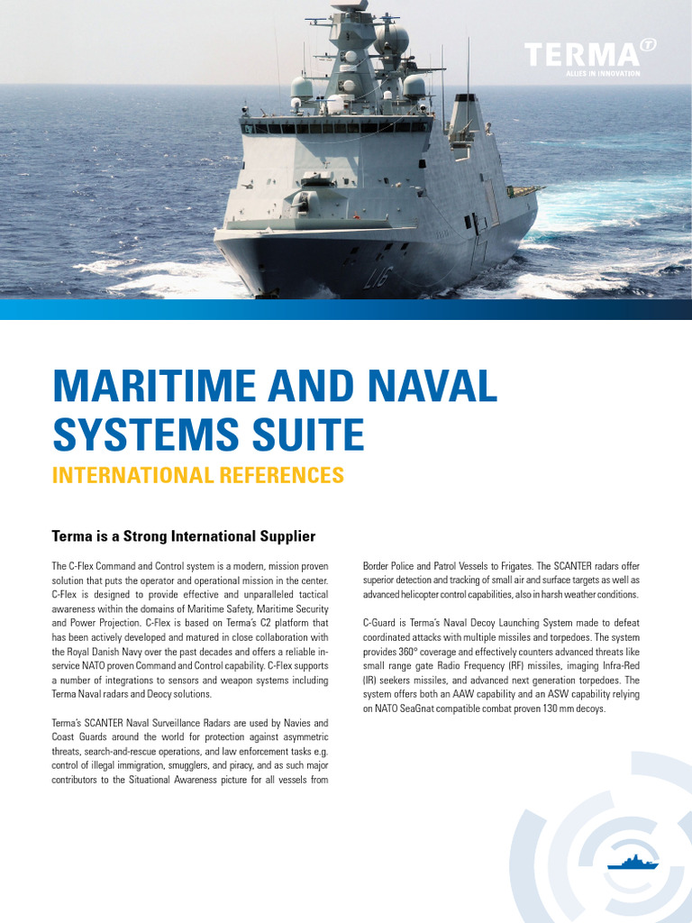 TERMAnaval International Reference List | PDF | Frigate | Navies