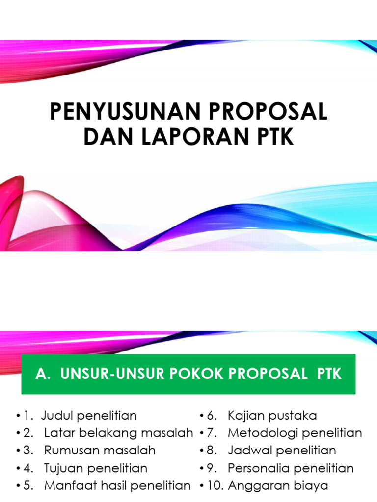 Panduan Penyusunan Proposal PTK | PDF | Karier & Perkembangan