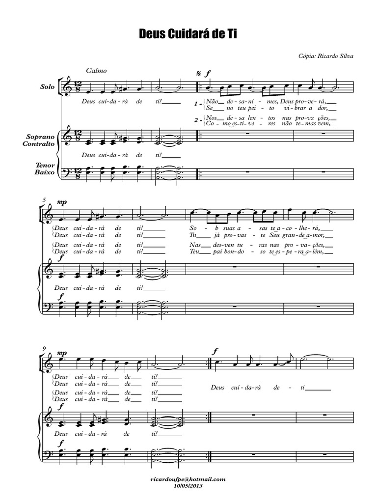 14 - Deus Cuidara de Ti - SCTB | PDF