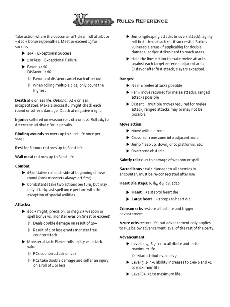 RPG Combat and Mechanics Guide | PDF | Role Playing Games | Tabletop Games