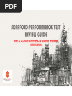 Aramco Scaffold Safety Requirements 8.001 | PDF | Scaffolding | Concrete
