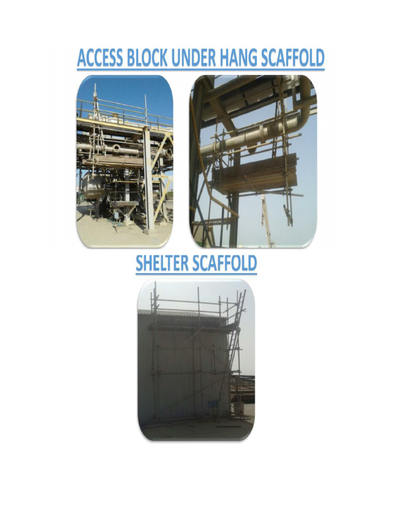 Scaffolding Drawing | PDF