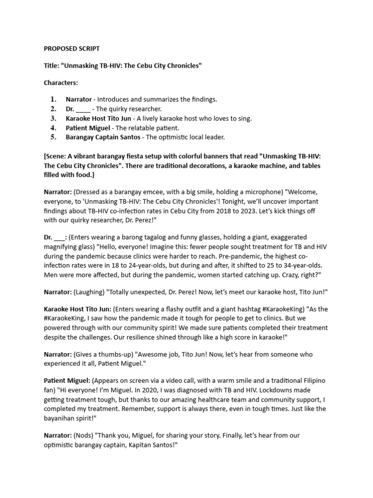 Proposed Script Infomercial | PDF | Health Economics | Health Care