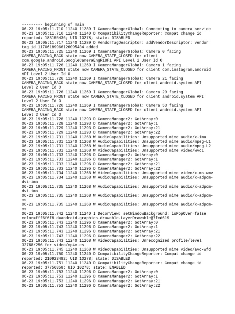 Log Cat 1719140711632 | PDF | Software Engineering | System Software