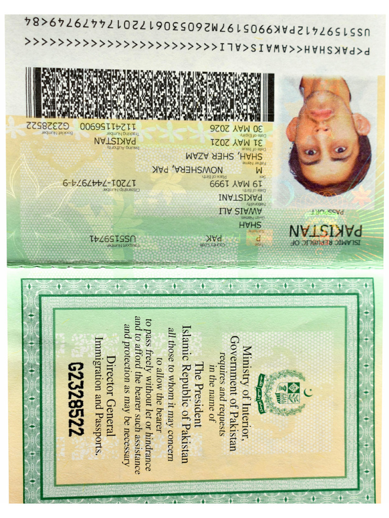 Passport. Cnic .Reference Letter | PDF