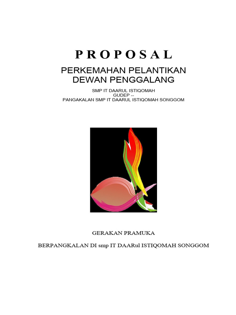 Proposal Pelantikan DP | PDF
