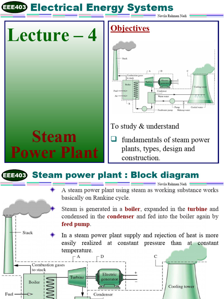 Lecture-4 (Updated) | PDF | Boiler | Power Station Lecture-4 (Updated) | PDF | Boiler | Power Station